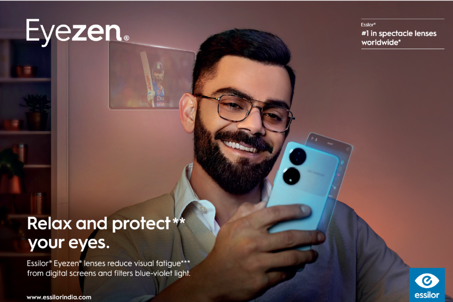 Essilor Crizal Eyezen Single Vision Lens – woweye